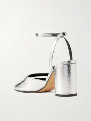 MAISON MARGIELA Metallic Leather Tabi Sandals