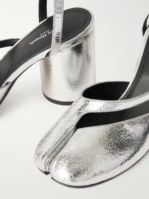 MAISON MARGIELA Metallic Leather Tabi Sandals