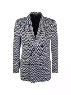 TOM FORD Herringbone Double-breasted Jacket