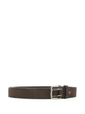 GIANNI CHIARINI Double-prong Leather Belt