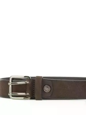 GIANNI CHIARINI Double-prong Leather Belt