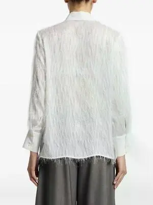 Peserico Embellished Fringe Shirt