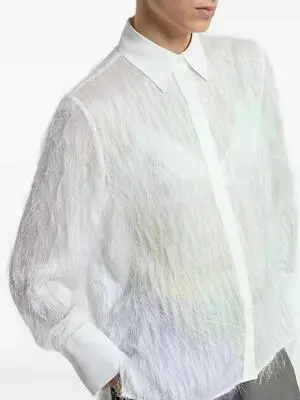 Peserico Embellished Fringe Shirt