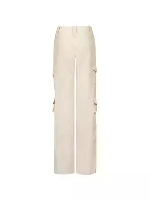 Johanna Ortiz Linen Cargo Trousers