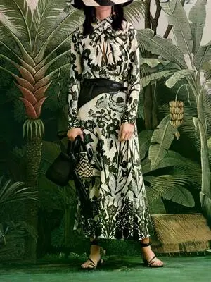 Johanna Ortiz Heavenly Garden Floral-pattern Silk Top