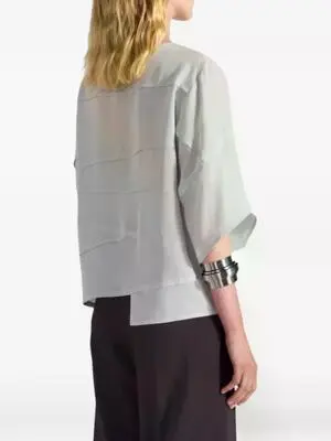Liviana Conti Short-sleeve Boat Neck Blouse