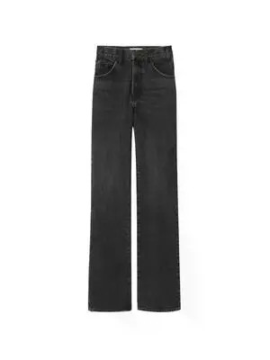NILI LOTAN Joan Jean Straight Leg Jeans - Black