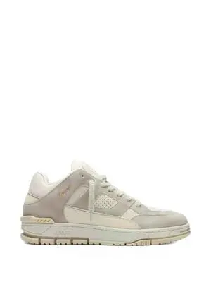 Axel Arigato Area Lo Suede-paneled Sneakers - Neutrals