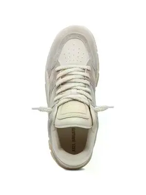 Axel Arigato Area Lo Suede-paneled Sneakers - Neutrals