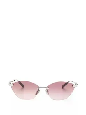 Gucci Horsebit Rimless Sunglasses - Silver