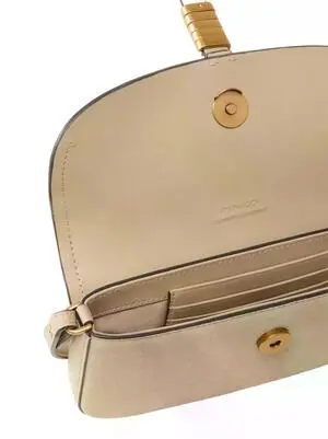Pinko Medium Saddle Flat Shoulder Bag