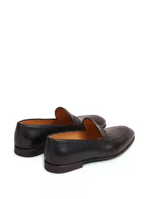 Bontoni De Bustis Grained Leather Loafers