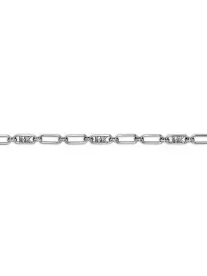 Michael Kors Logo Chain Necklace - Silver