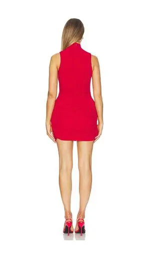 Magda Butrym High Neck Sleeveless Mini Dress