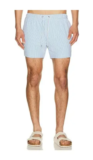 VINTAGE SUMMER Stripe Knit Shortie Volley