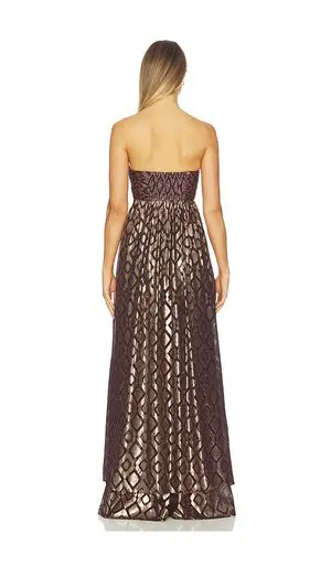 Alexis Izza Top With Geometric Design