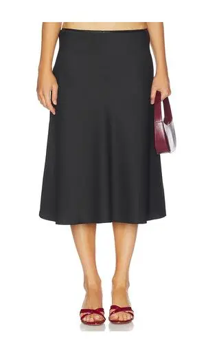 RUNAWAY THE LABEL Midi Skirt - Black