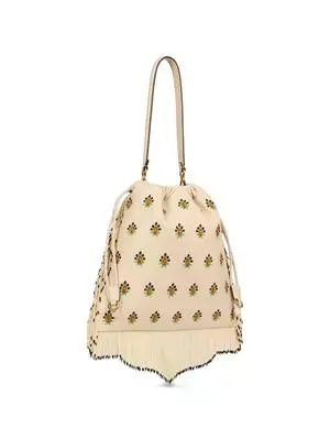Etro Medium Kalispera Tote Bag With Floral Embroidery