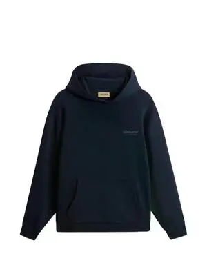 Woolrich Logo-print Hoodie - Blue
