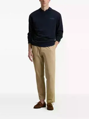 Woolrich Macro Logo Crew-neck Sweatshirt - Blue