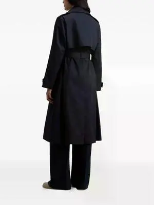 Woolrich Double-breasted Belted Trench Coat - Blue