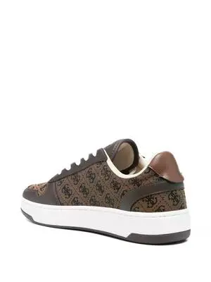 Guess Monogram Lace-up Sneakers
