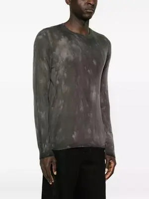 Avant Toi Tie-dye Round Neck Sweater