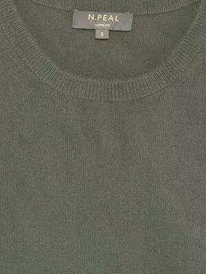N.peal Khaki Short Sleeve Crew Neck T-shirt - Green