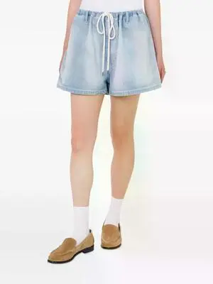 Moschino Drawstring Fastening Denim Shorts