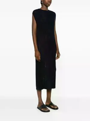 Eric Bompard Knitted Midi Dress - Blue
