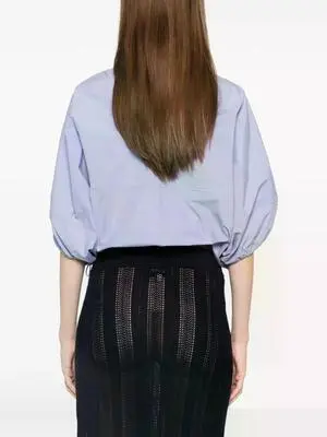 Eric Bompard Pointelle Knitted Skirt Black