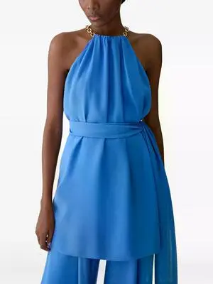 Carolina Herrera Chain-strap Halterneck Top