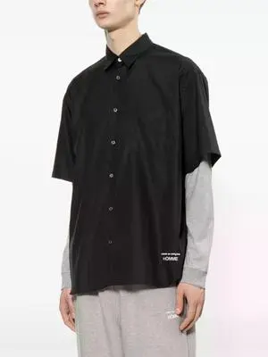 Comme Des Garçons Logo-embroidered Shirt