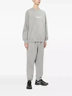 Comme Des Garçons Logo-print Trousers - Grey