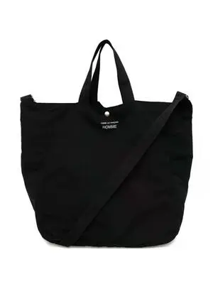 Comme Des Garçons Logo Tote Bag - Black