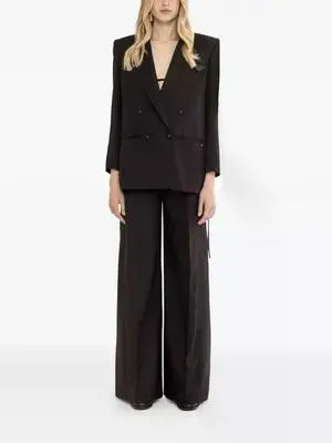 NISSA Open-back Double-breasted Blazer