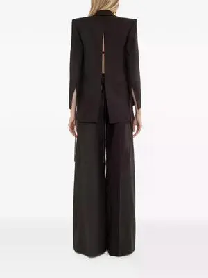 NISSA Open-back Double-breasted Blazer