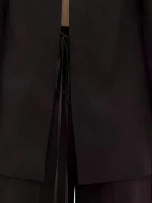 NISSA Open-back Double-breasted Blazer