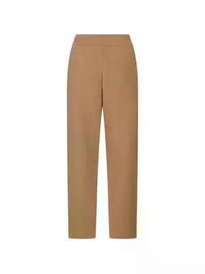 Moncler Dark Beige Knitted Drawstring Waistband Track Pants