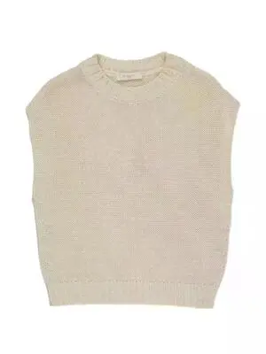 ZANONE Knitted Vest - Neutrals