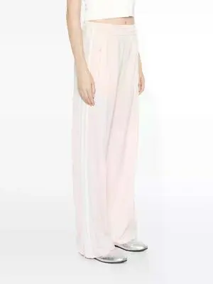 Adidas Logo-embroidered Track Pants - Pink