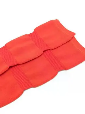 Issey Miyake Ribbed Knee High Socks - Red