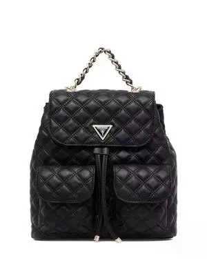 Guess Quilted Chain-detail Backpack