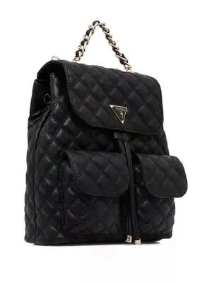 Guess Quilted Chain-detail Backpack