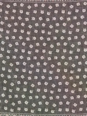 Eleventy Patterned Handkerchief - Grey