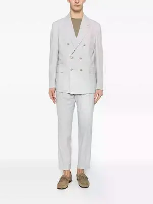 Eleventy Double-breasted Suit - Grey