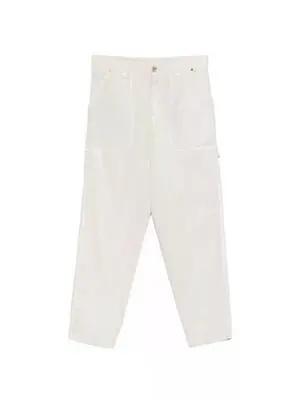 Eleventy Cotton Patch Pocket Trousers With Side Stripe Detail - Neutrals