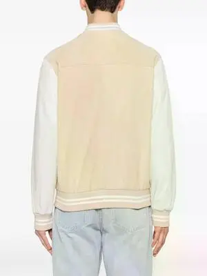 Eleventy Light Beige Bomber Jacket