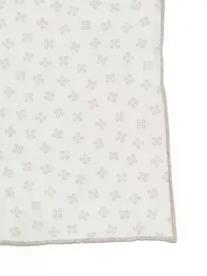 Eleventy Floral Scarf - Neutrals