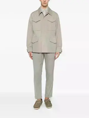 Eleventy Drawstring Trousers - Neutrals